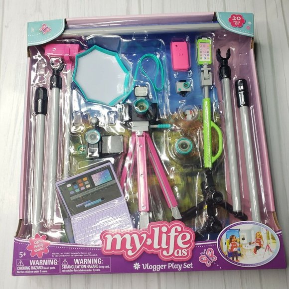 My Life | Toys | My Life As Vlogger Play Set For 8 Doll 2piece Toy With ...